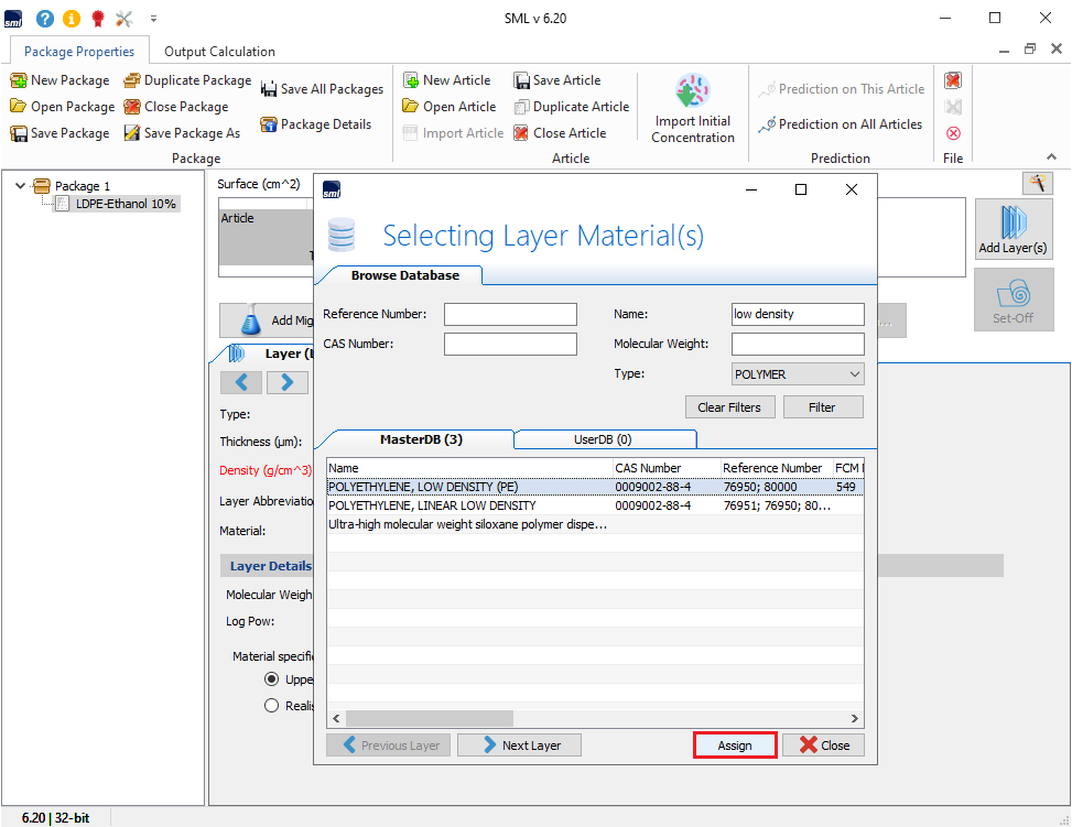 Advanced Specific Migration Limit Software For Prediction Of Diffusion