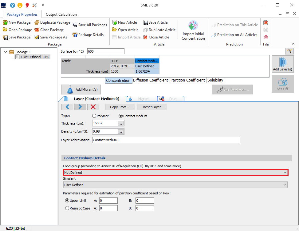Advanced Specific Migration Limit Software For Prediction Of Diffusion