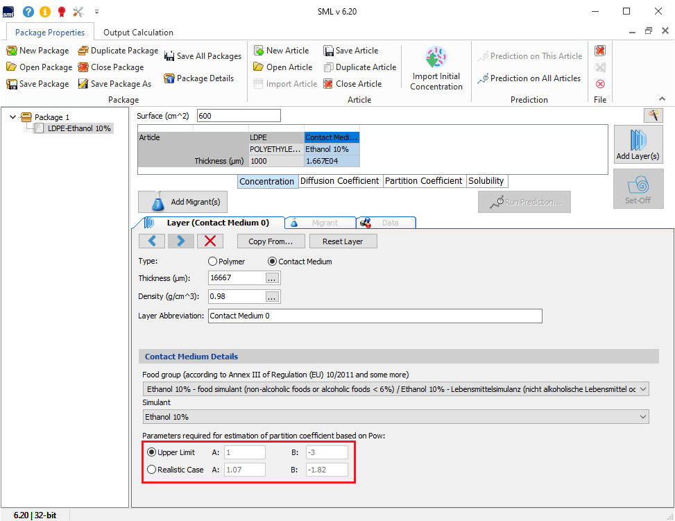 Advanced Specific Migration Limit Software For Prediction Of Diffusion