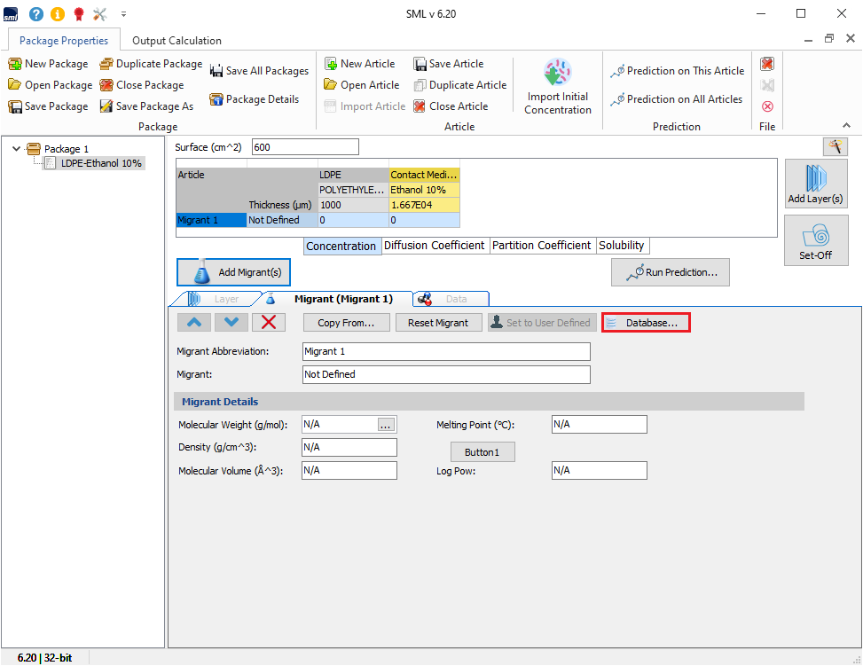 Advanced Specific Migration Limit Software For Prediction Of Diffusion Of Additives From