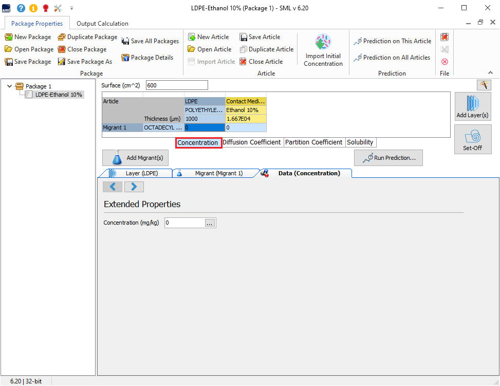 Advanced Specific Migration Limit Software For Prediction Of Diffusion