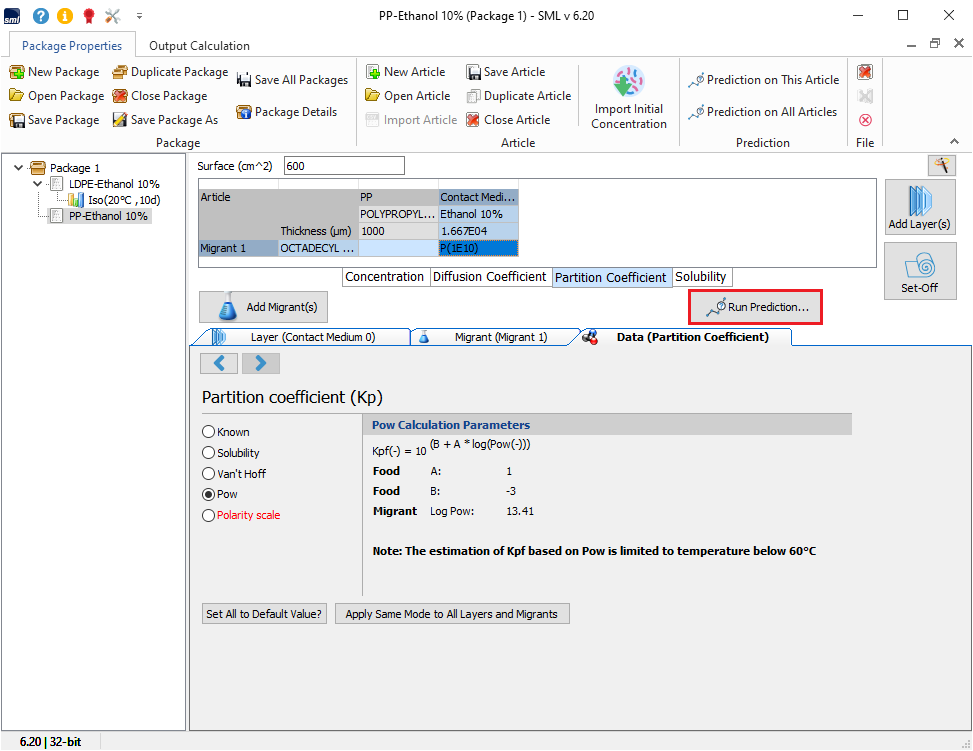 Advanced Specific Migration Limit Software For Prediction Of Diffusion