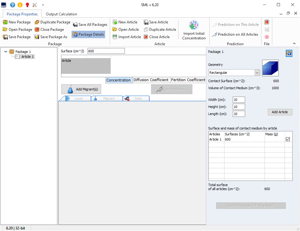 Advanced Specific Migration Limit Software For Prediction Of Diffusion