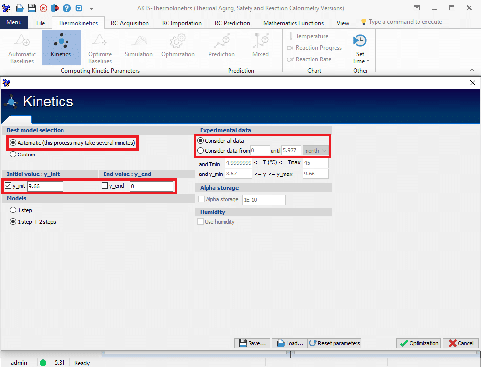 Advanced thermokinetics software, accelerated predictive stability and ...